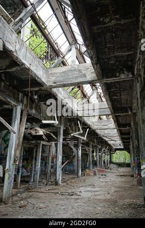 Copper stamp sands reclamation mill Stock Photo - Alamy