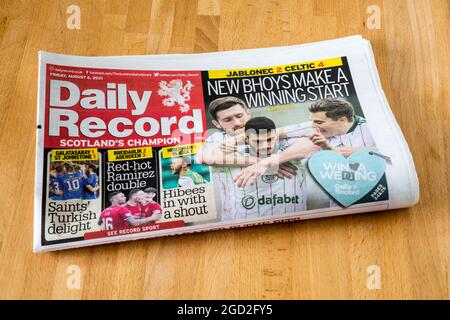 The front pages and mastheads of UK 'Red Top' tabloid tabloids Sun Star ...