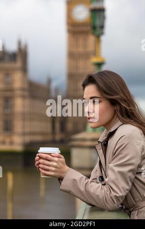 People on Westminster Bridge as they take part in a Palestine ...