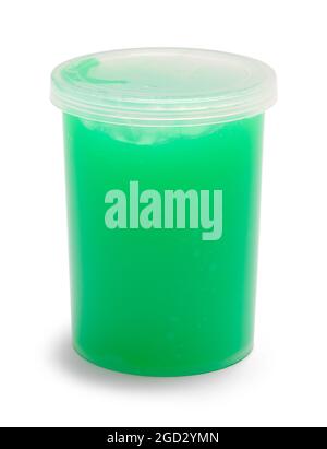 Blob of Green Slime Cut Out on White Stock Photo - Alamy