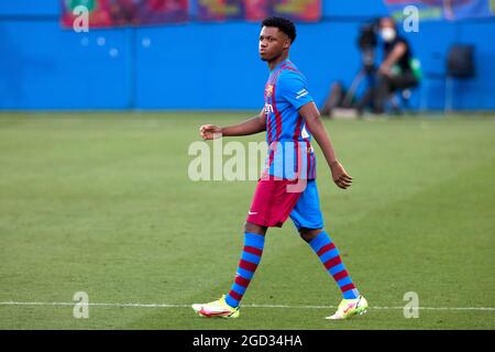 Ansu Fati prior the Trofeu Joan Gamper match between FC Barcelona and ...