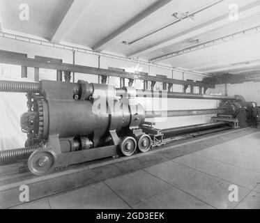 The Bureau of Standards steel testing machine is used to measure the ...