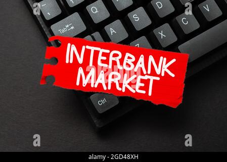 Text caption presenting Interbank Market, Business showcase forex ...