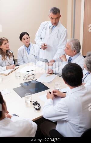 Medical experts holding a meeting Stock Photo - Alamy