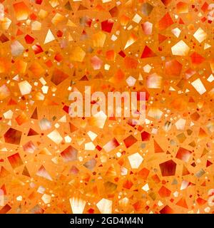 Seamless modern abstract random terrazzo pattern swatch Stock Photo - Alamy