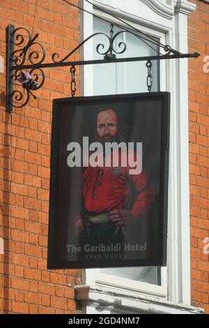 The Garibaldi Hotel Northampton England posh nice tall building sign ...