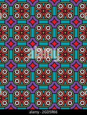 Vertical seamless background with colorful patterns Stock Photo - Alamy