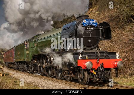 The "Flying Scotsman", the world's most famous steam engine, is 100 ...