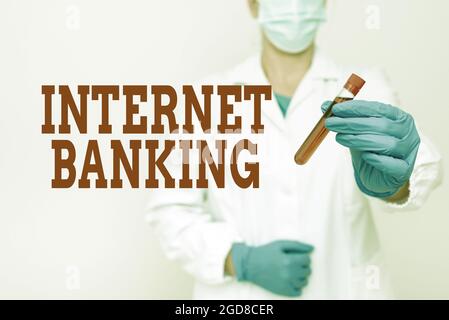 Inspiration showing sign Internet Banking, Internet Concept banking ...