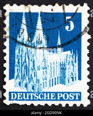 Germany Postage Stamp - Cologne Cathedral Stock Photo - Alamy