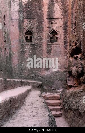lalibela ancient rock-hewn monolithic churches landmark UNESCO heritage ...