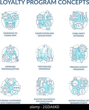 Reward points line icons collection. Redemption, Loyalty, Bonus, Points ...