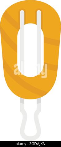 Barrette accessories icon flat isolated vector Stock Vector Image & Art ...