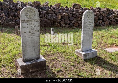 Diamond, Missouri - The Carver cemetery at George Washington Carver ...