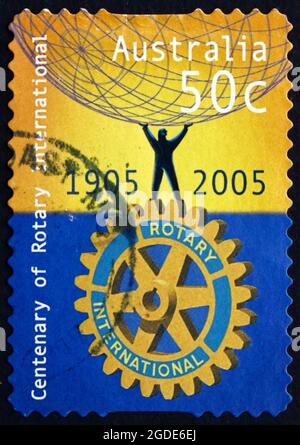 AUSTRALIA - CIRCA 2005: A used postage stamp from Australia, depicting ...
