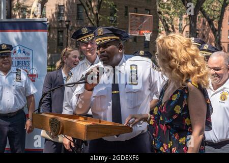 NYPD Chief of Department Jeffrey Maddrey seen around New York criminal ...