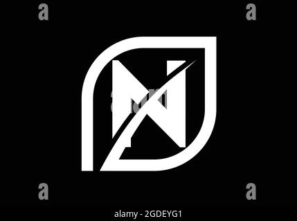 Initial Y monogram alphabet with abstract leaf. Eco-friendly logo ...