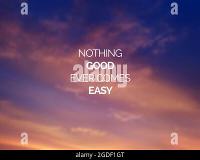 Motivational and inspirational quote - If you change nothing, nothing ...