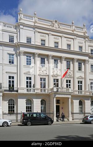 Turkish Embassy, Belgrave Square, London Stock Photo - Alamy