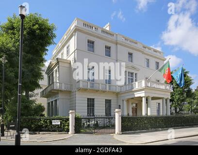 The Spanish Embassy, Belgrave Square, London Stock Photo - Alamy