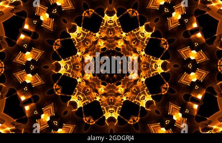 Camouflage star kaleidoscope seamless fabric texture bright modern ...