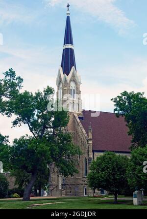 St Joseph church. Catholic mass. Eucharist celebration. Geneva ...