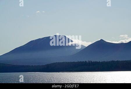 Sitka, Alaska. Mount Edgecumbe, 3200 feet in elevation, is a dormant ...
