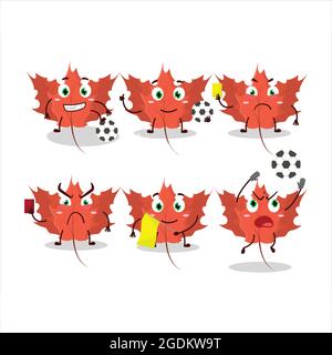 Autumn blaze maple cartoon character with various angry expressions ...