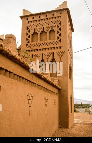 Ait Ben Moro, Ben Moro Kasbah, Skoura, Ouarzazate, Morocco, Africa ...