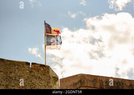 COLLIURE, FRANCE - Oct 09, 2019: A beautiful view of the city of ...