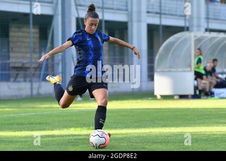 Lugano, Switzerland. 14th Aug, 2021. Flaminia Simonetti (#20 Inter) and ...