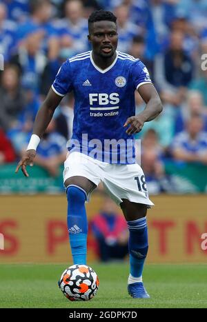 Leicester, England, 14th August 2021. Youri Tielemans of Leicester City ...