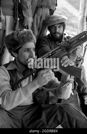 Circa 1980's, Afghanistan: Mujahideen Fighting against USSR. Insurgent ...