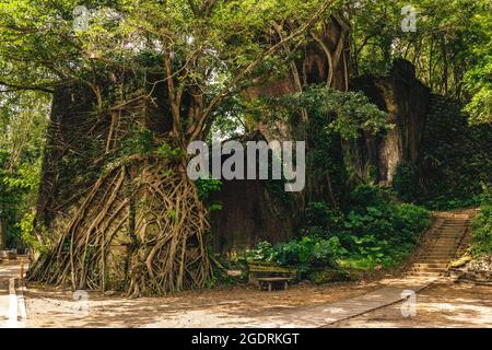 Ruins of Longteng Bridge, Miaoli County, Taiwan Stock Photo - Alamy