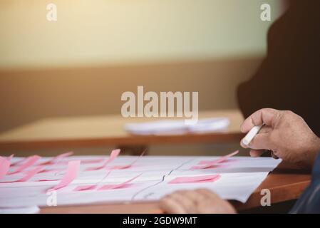 People at business training develop team development strategies Stock ...