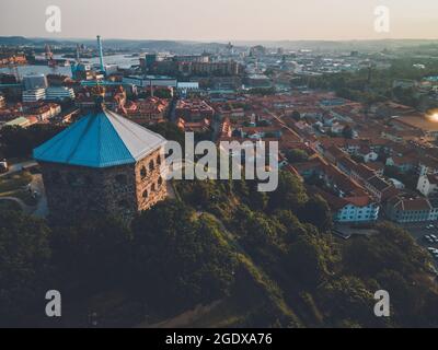 Drone View of Skansen Kronan on Gothenburg, Sweden Stock Photo - Alamy