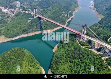 210815 -- GUIYANG, Aug. 15, 2021 -- Aerial photo taken on July 23, 2021 ...
