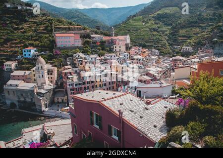 Views of Vernazza in Cinque Terre, Italy Stock Photo - Alamy