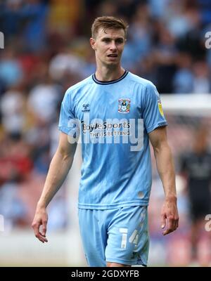 Coventry City's Ben Sheaf in action during the Sky Bet Championship ...