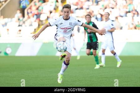 Anderlecht's Yari Verschaeren pictured in action during a training ...