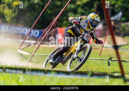 Noga KOREM of Israel during the 2021 Mountain Bike World Cup on August ...