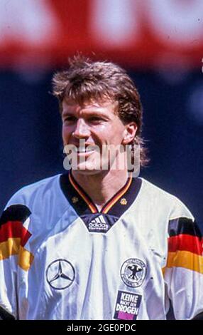 german soccer star Lothar Matthäus in action Stock Photo - Alamy