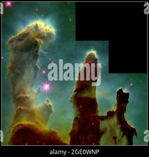 First floor landing in interior of Lissan House home of Hazel Dolling ...