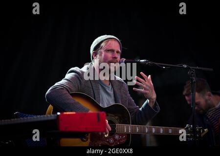 Edinburgh, Scotland. Sun 15 August 2021. Scottish musician Jamie ...