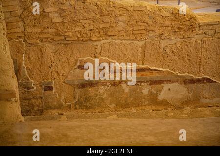 Archaeological site of a large estate and Roman house with mosaics ...