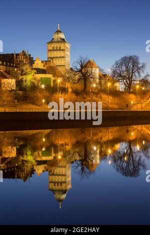 The Burgtor, built 1444 in late Gothic style, was the northern city ...
