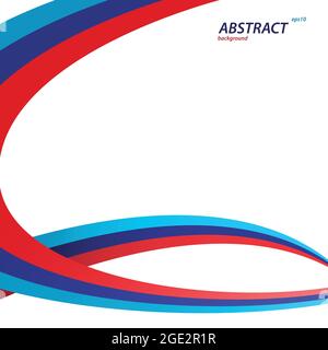 Vector Abstract color blue wave design element Stock Vector Image & Art ...