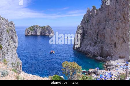 Capri, I Faraglioni, Italy Stock Photo - Alamy