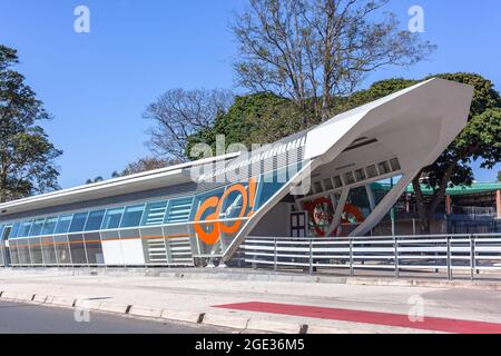 New bus stop passenger shelter designed enclosure building of glass ...