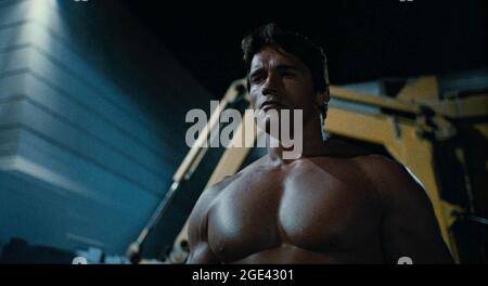 THE TERMINATOR 1984 Hemdale film with Arnold Schwarzenegger at left ...